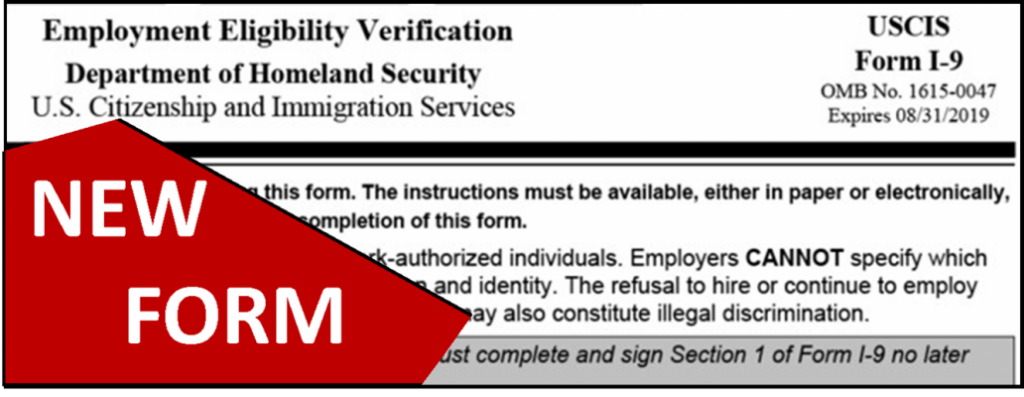 Two Week Countdown to Start Using Revised I-9 Form - CWM Law